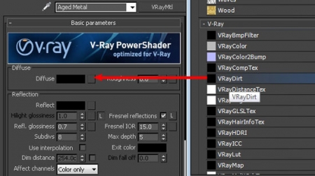 آموزش ساخت انواع متریال نقره ؛ برنز و فویل قلعی در vray | متریال نقره ...